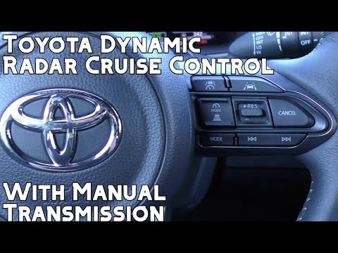 Hot To Use Toyota Dynamic Radar Cruise Control and Lane Tracing Assist with MANUAL TRANSMISSION