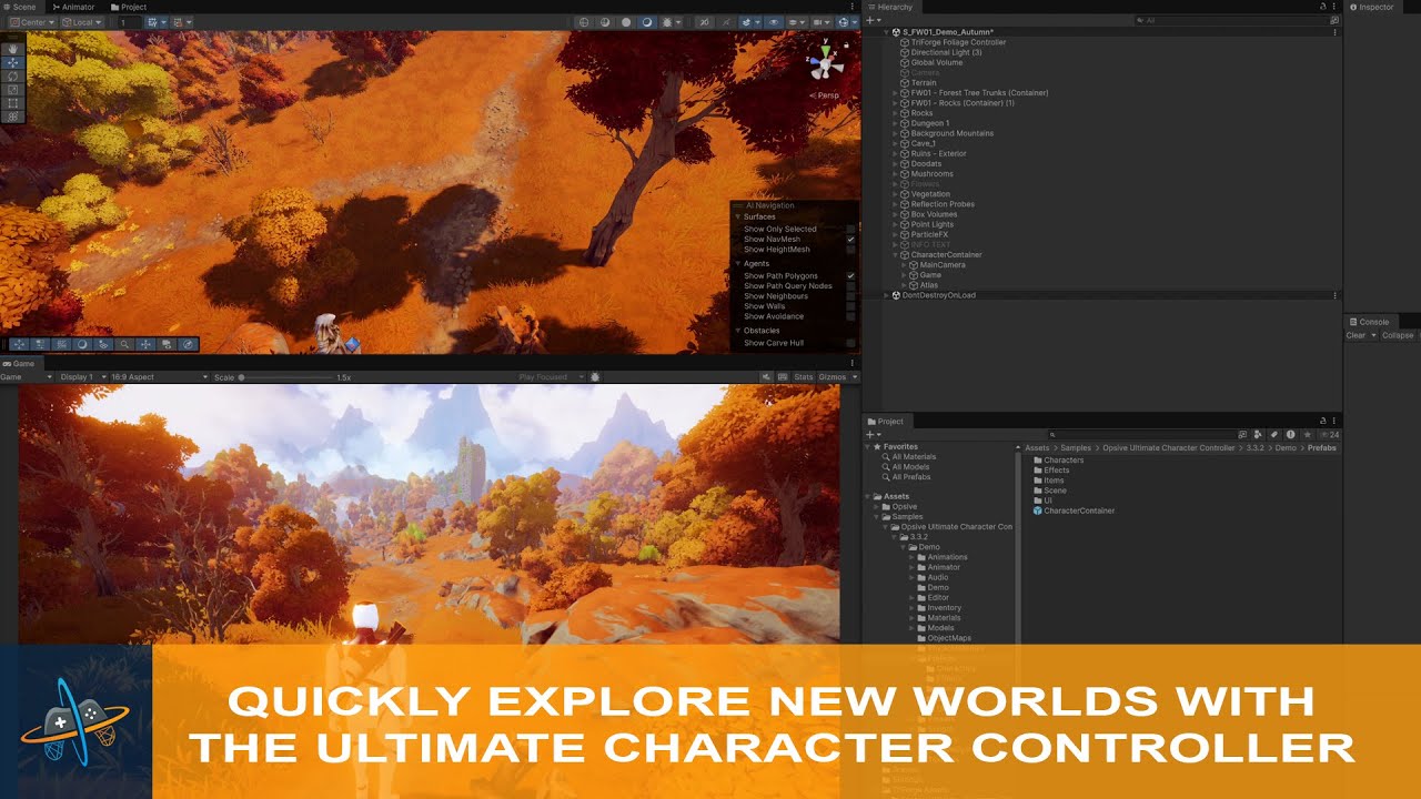 Quickly Explore New Worlds with the Ultimate Character Controller