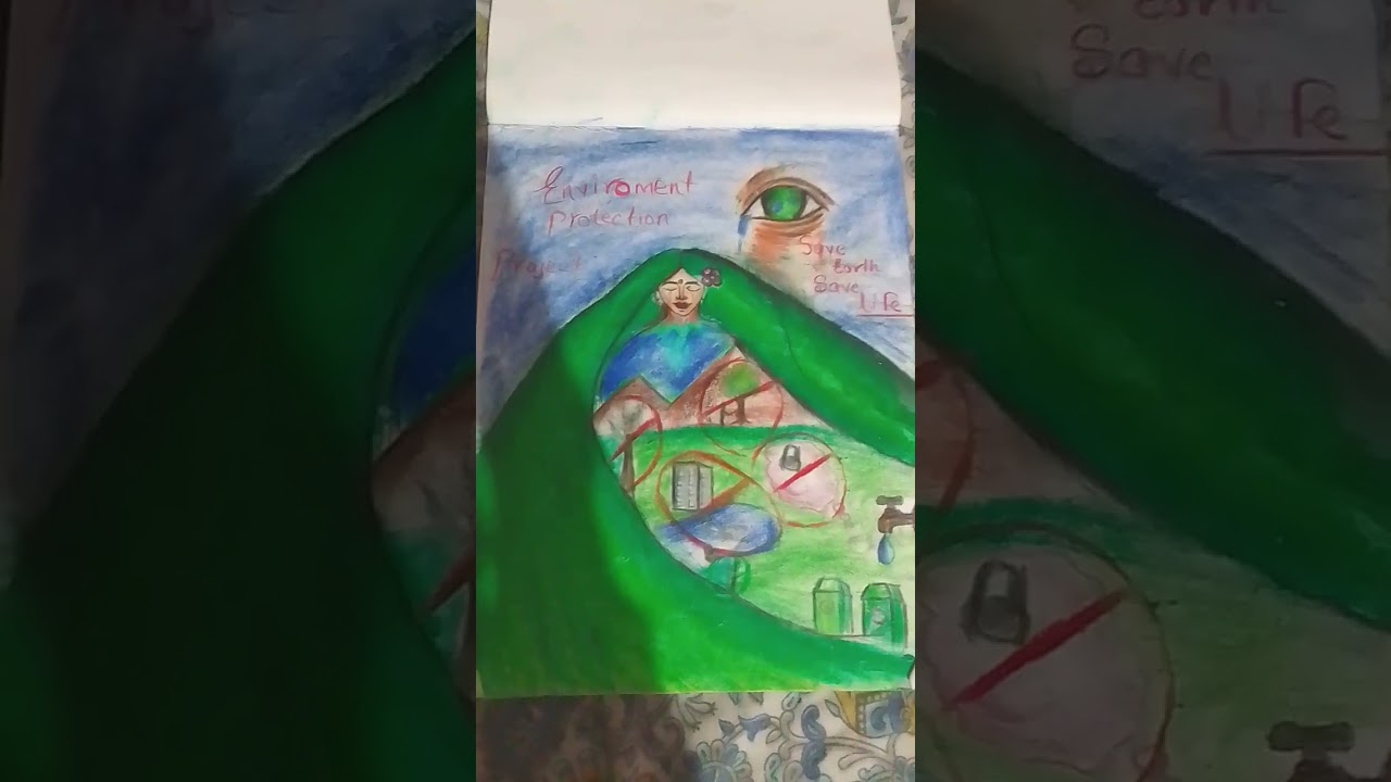 Save earth save earth #environment protection    drawing art by Anika anvi 3