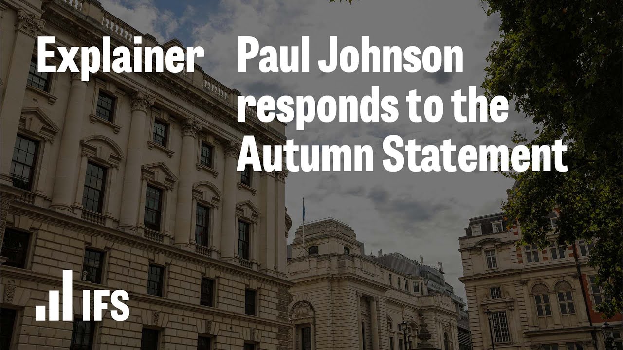 The Autumn Statement explained in 90 seconds