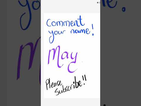 Let me write your name | Maya