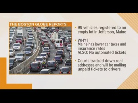 Out-of-staters fined for registering vehicles in Maine