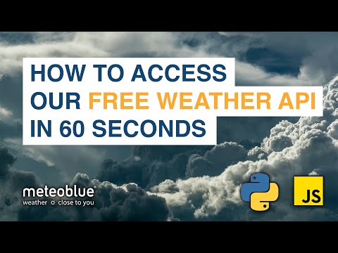 How to Use Free Weather API | meteoblue