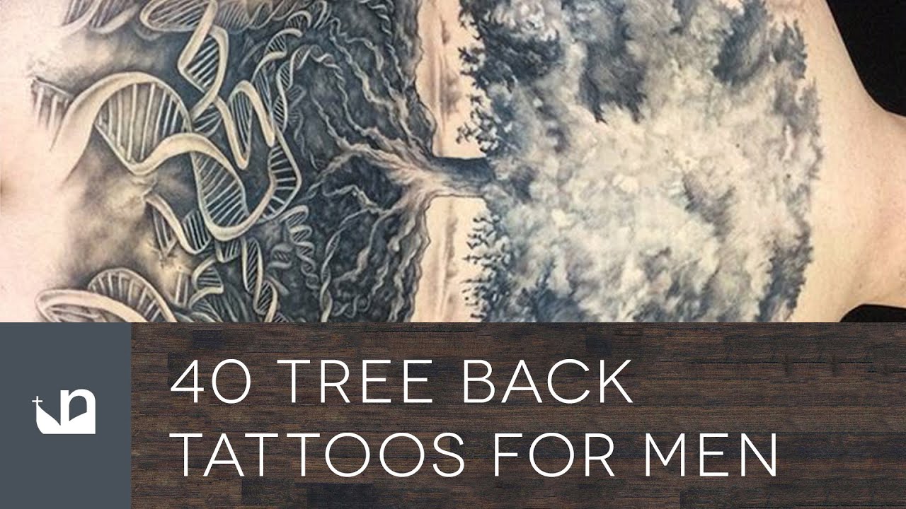 40 Tree Back Tattoos For Men