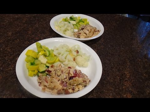 30 minute Low Carb Leftover Roasted Chicken Dinner