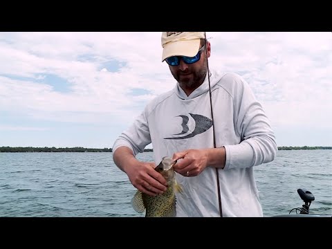 Crappie fishing with Panfish Series Power Stick.