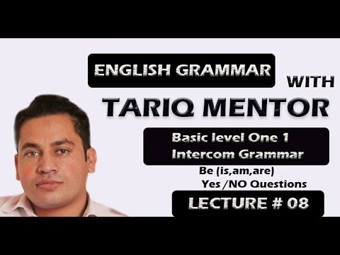 Intercom Basic level One Grammar lecture # 08 || Be Yes/No Question || in Urdu/Hindi