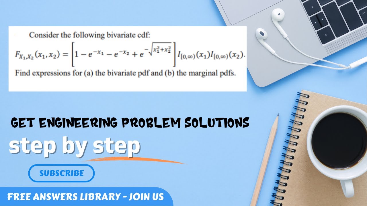 Consider the following bivariate cdf:.........| #chegg #freesolutions