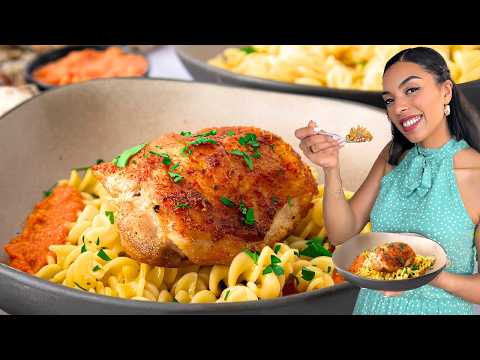 This Sauce Changed How I Cook Chicken | Super Crispy Oven Baked Chicken | Mediterranean Diet Recipe