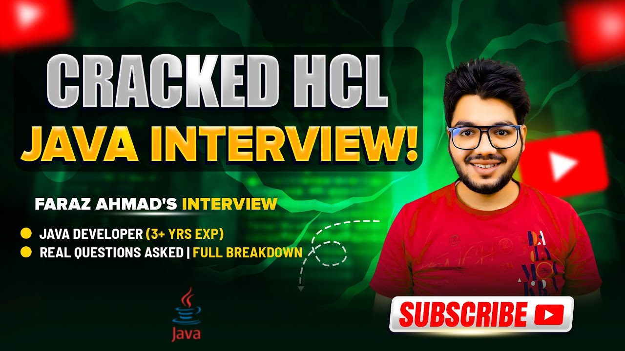 HCL Java Fullstack Developer Interview Experience & Questions