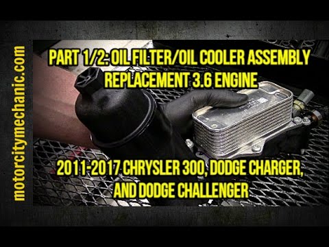 Part 1/2: 2011-2017 Dodge Charger/Challenger/Chrysler 300 oil filter/oil cooler assembly replacement