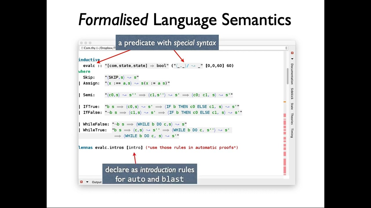 Interactive Formal Verification, Lecture 10: Operational Semantics