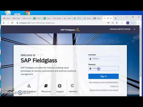 Field Glass  Entry for Expenses