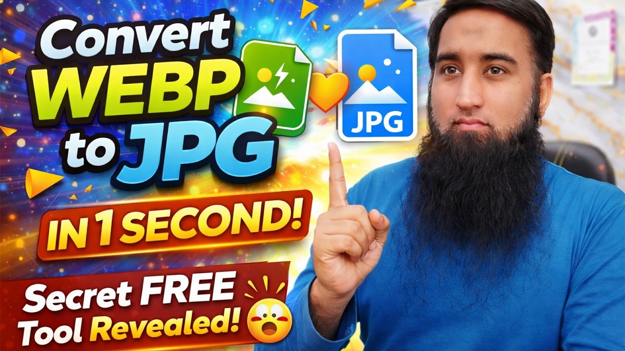 Never Pay for Image Converters Again! (Free WEBP to HIGH-QUALITY JPG)