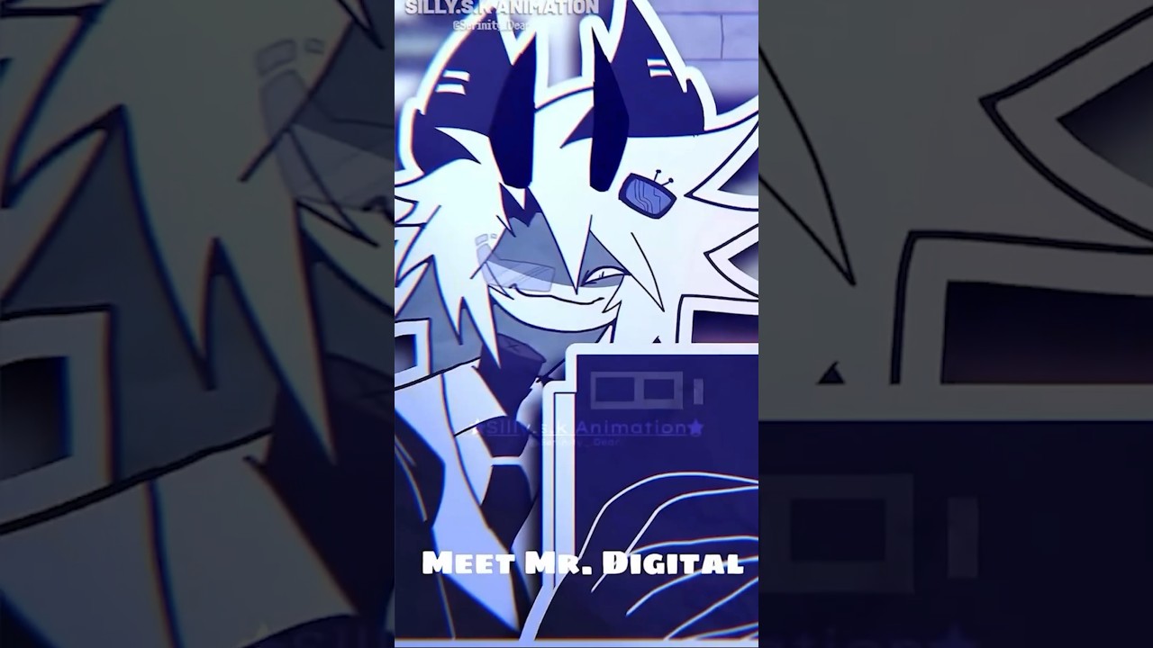 Meet Mr. Digital 💻📺 - Fundamental Paper Education OC |#animation #basicinbehavior #shorts #trending