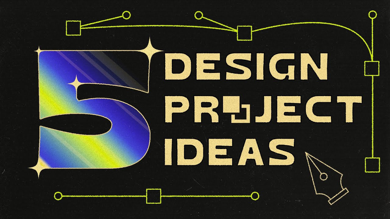 5 Graphic Design Projects for ALL Skill Levels!
