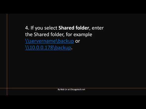 How to create a Veeam backup Repository using shared folder