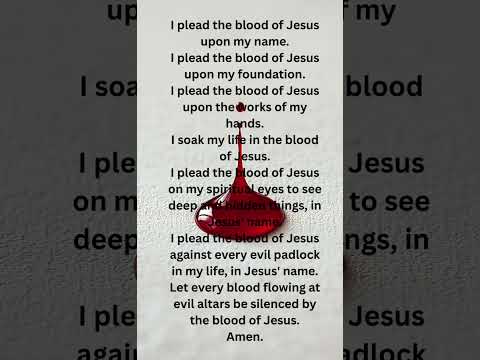 powerful night prayer to protect your home & family from evil attacks jesus' blood