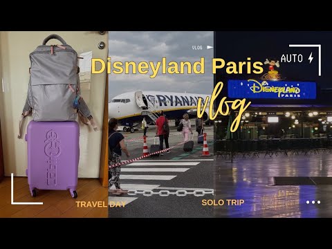 Disneyland Paris Solo Trip - Vlog Travel Day | Beauvais airport, Porte Maillot, Disneyland Park