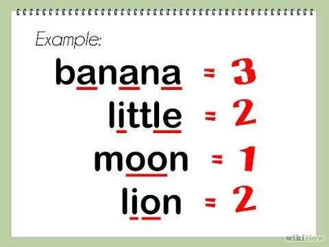 How many Syllables? اكتشف بسهولة كم عدد الأجزاء المتواجدة في الكلمة - Class 1004
