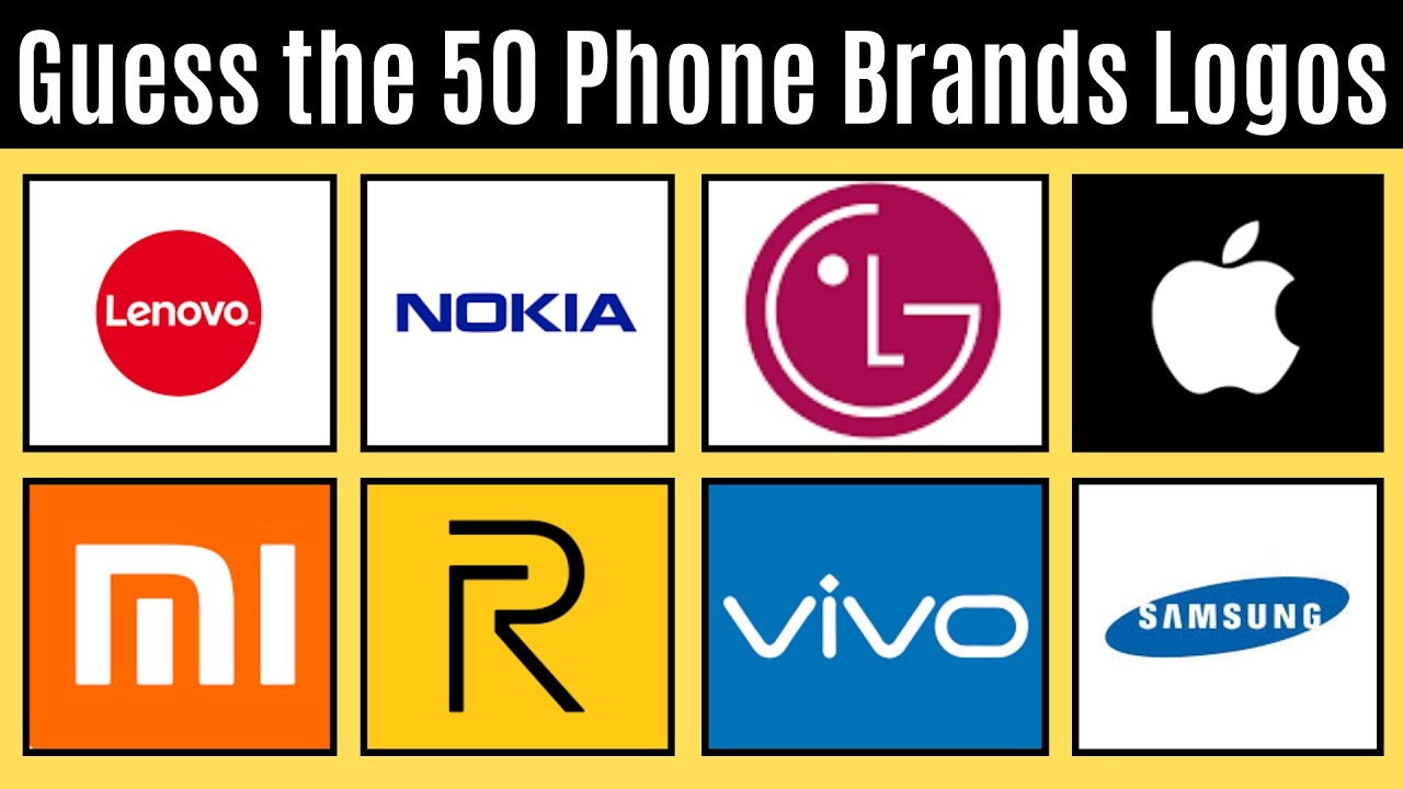 Guess the Phone Brand Logos | Logo Quiz Challenge 2024