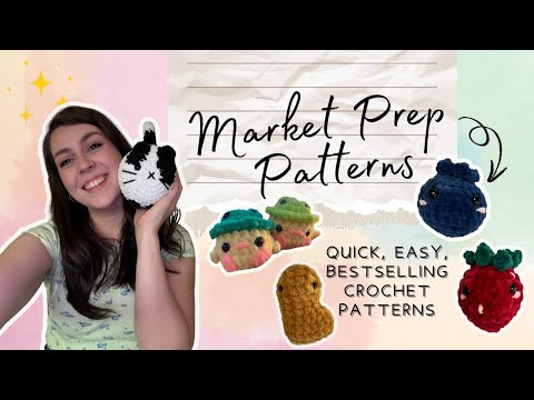 The 15 BEST Crochet Patterns for Market Prep (You HAVE to try these!)
