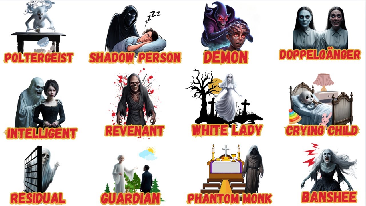 Every Type of Ghost Explained in 10 minutes