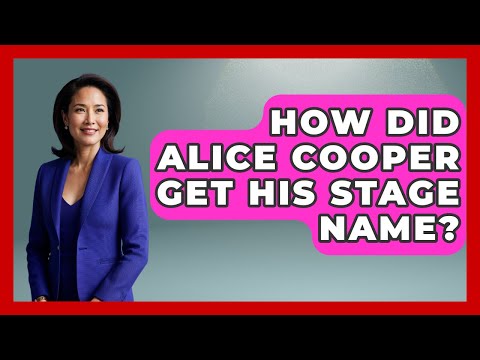 How Did Alice Cooper Get His Stage Name? - Rock and Roll Wizards