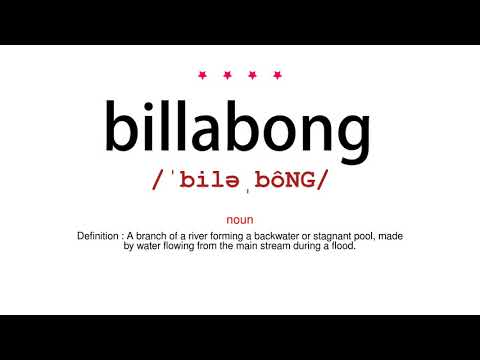 How to pronounce billabong - Vocab Today