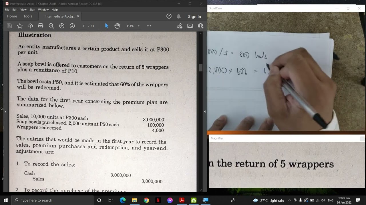 Intermediate Accounting 2 - Chapter 2: Premium Liability (Tagalog)