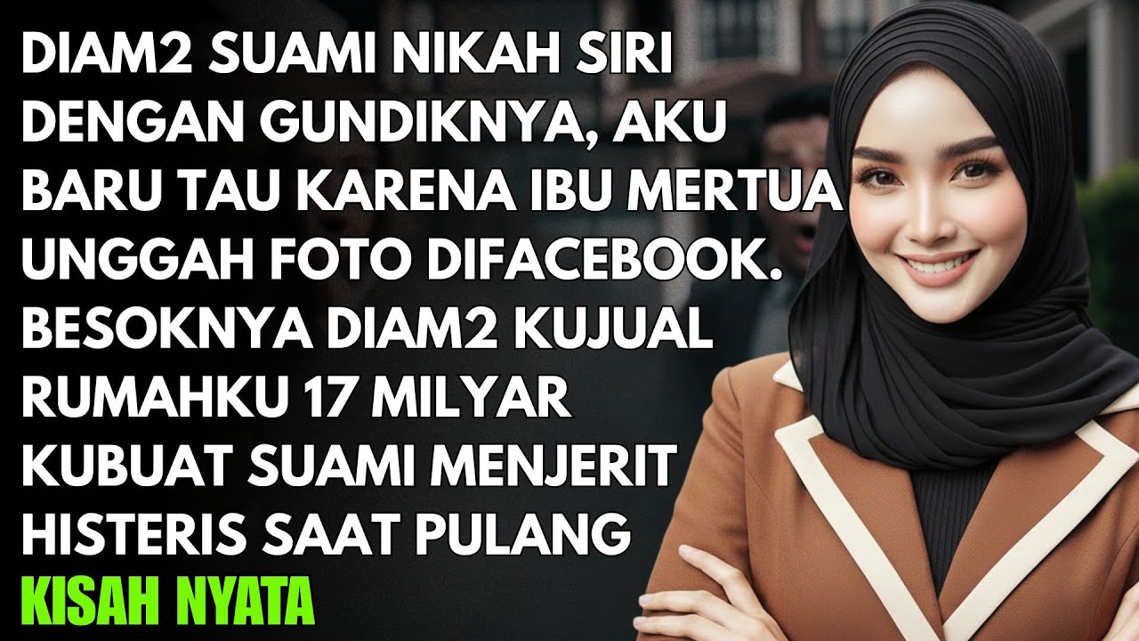AKU BARU TAU SUAMI NIKAH SIRI DENGAN GUNDIKNYA - DIAM DIAM KUJUAL RUMAHKU 17 MILYAR KUBUAT HISTERIS