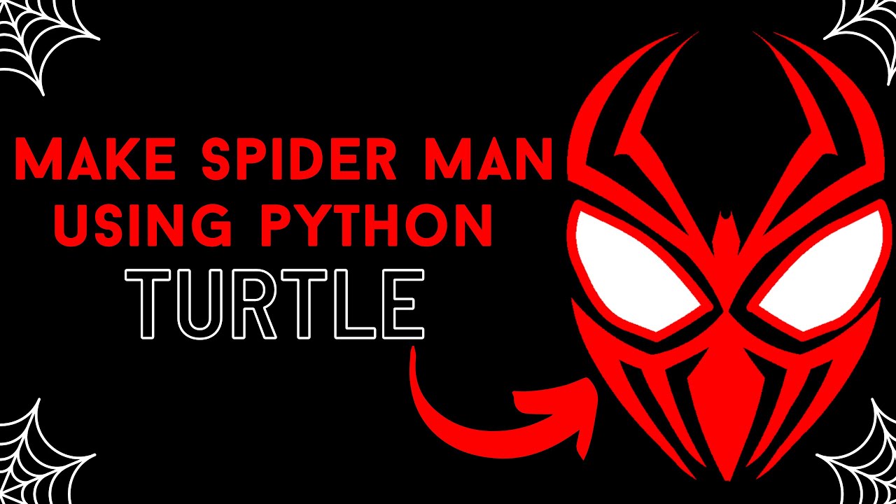 Make Spiderman using python turtle | #code_gyani | #turtle
