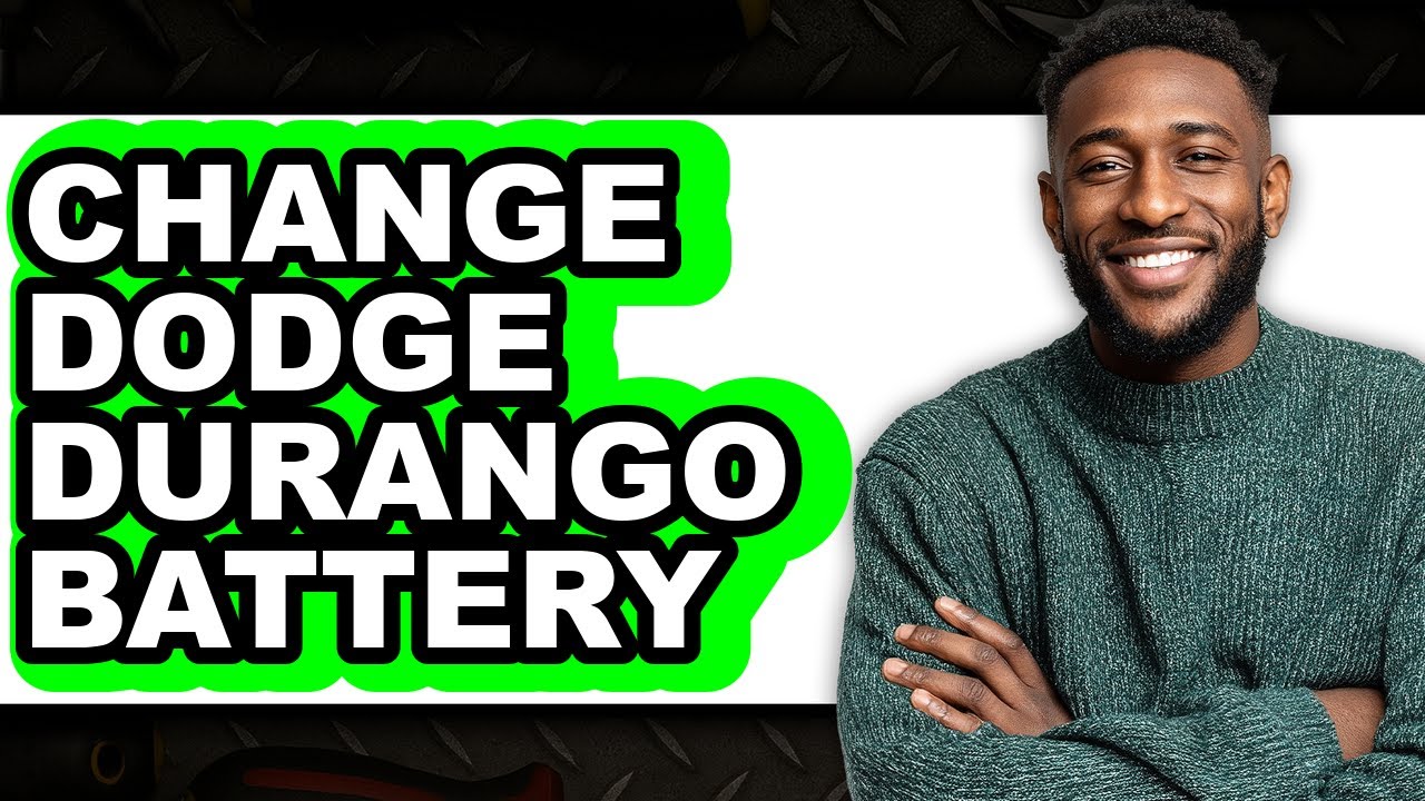 How to Change Dodge Durango Battery (Only Way)