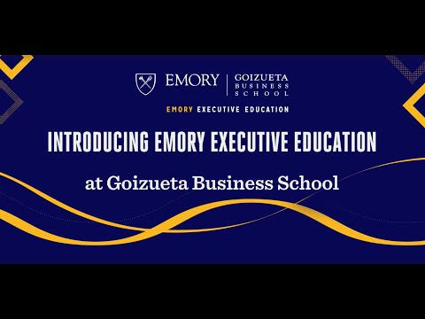 Emory Executive Education Overview
