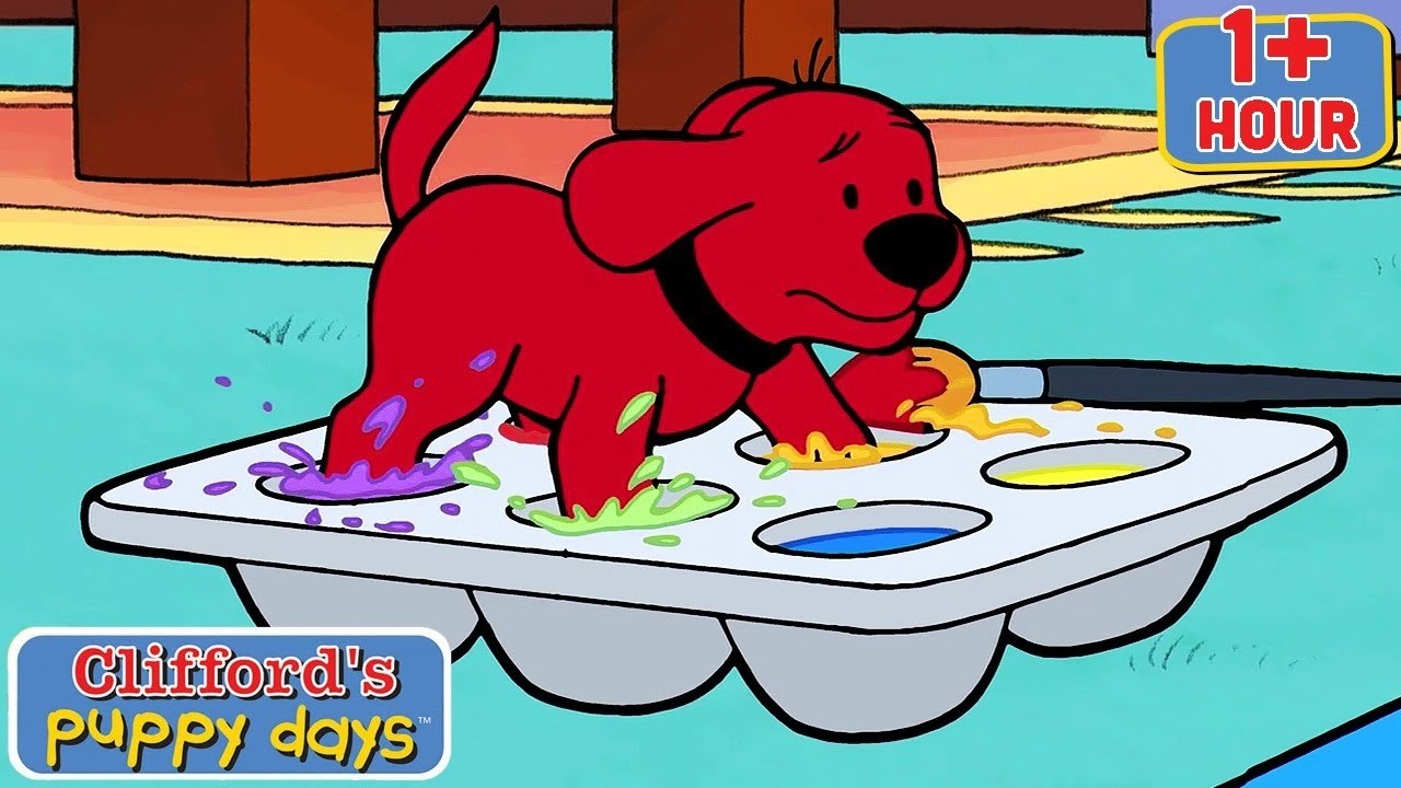 Easter Egg Painting | Cartoons for Kids | Clifford Puppy Days | Scholastic Kids