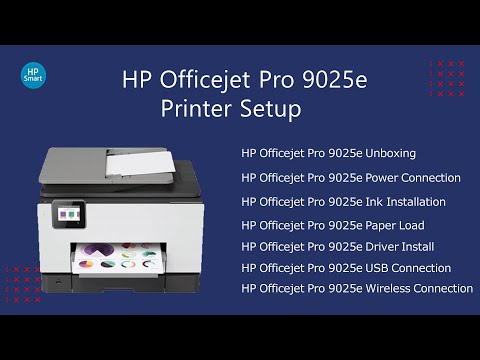 HP Officejet Pro 9025e Printer Setup | Officejet Pro 9025e Driver Download | Wifi Setup