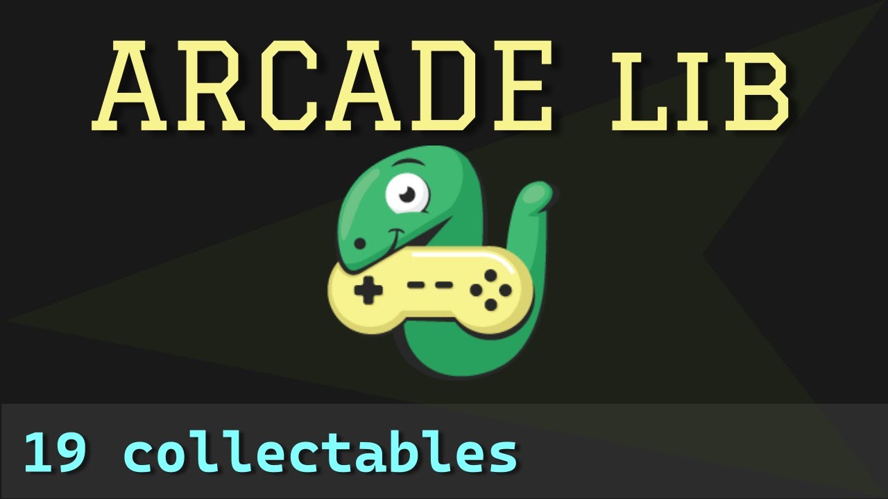Python Arcade library - 19 - collectable items