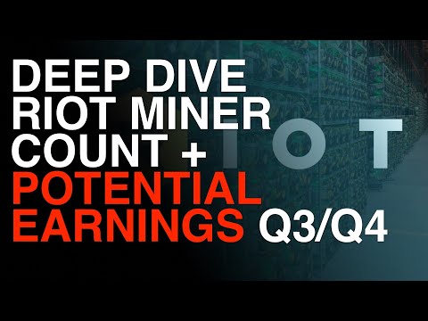 Riot Blockchain Miner Count + Earnings & Share Price Potential! (Sept Update)