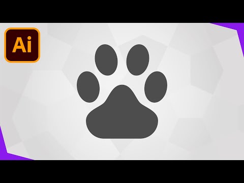 How To Draw A Dog Paw Print In Adobe Illustrator