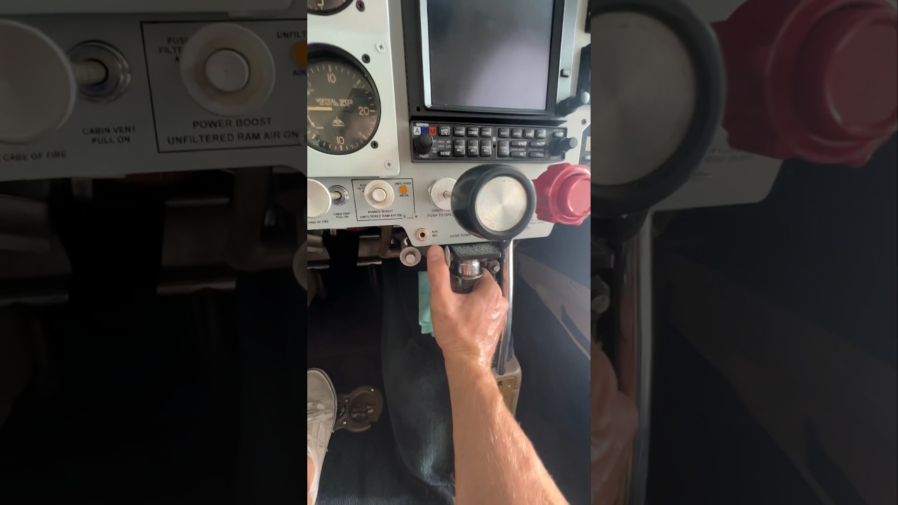 Mooney “Johnson Bar” Landing Gear System #airplane #generalaviation #flying #pilot #learn #viral