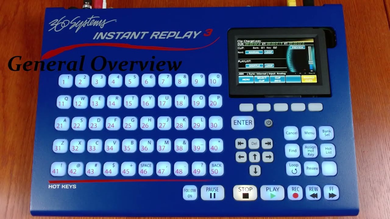 Instant Replay3 General Overview