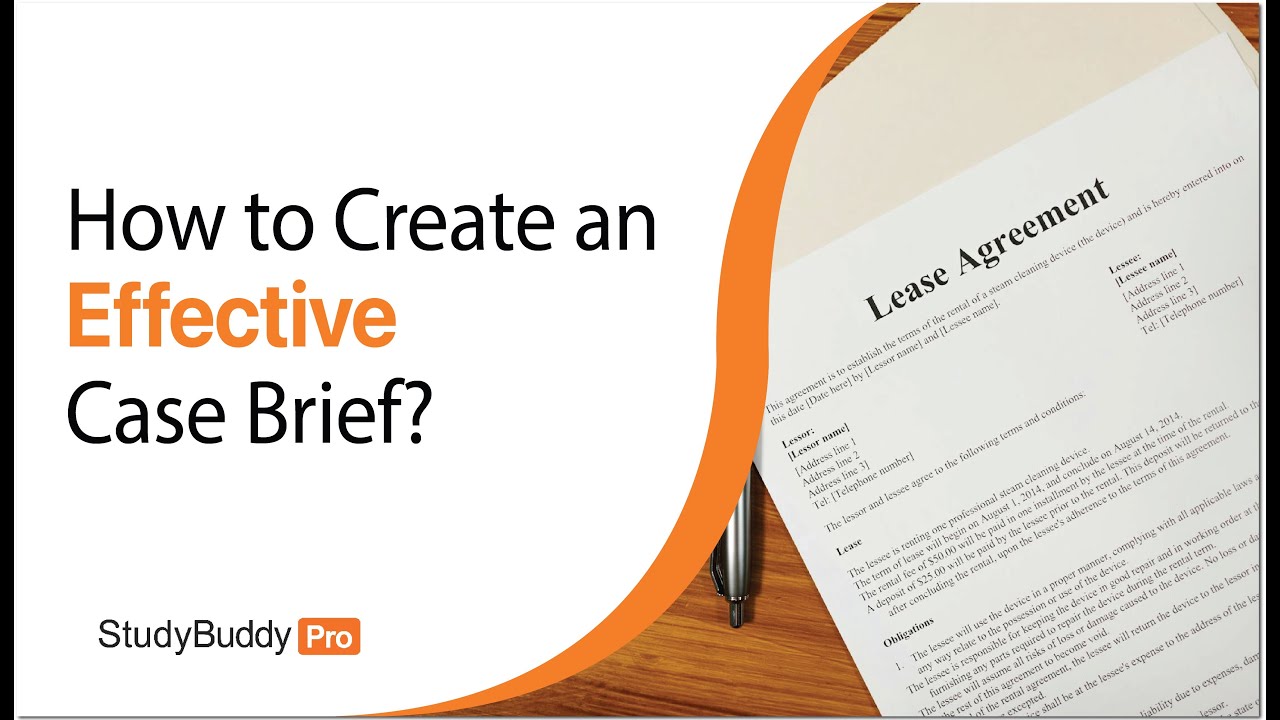 Case Brief Example | How to Write and Create the Best One!