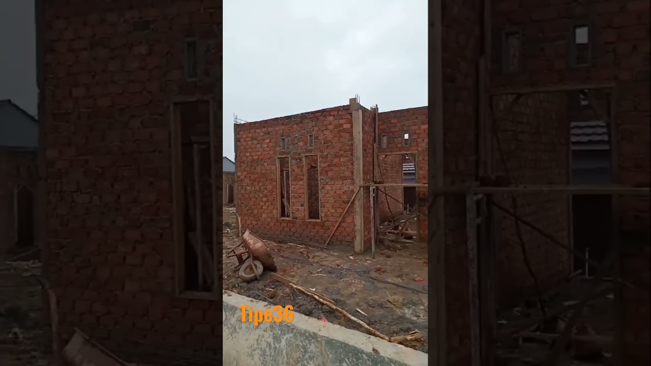 dalam proses pengerjaan rumah tipe 36
