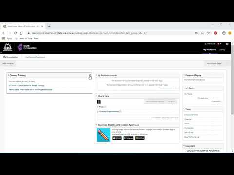 Using Blackboard, a step by step video