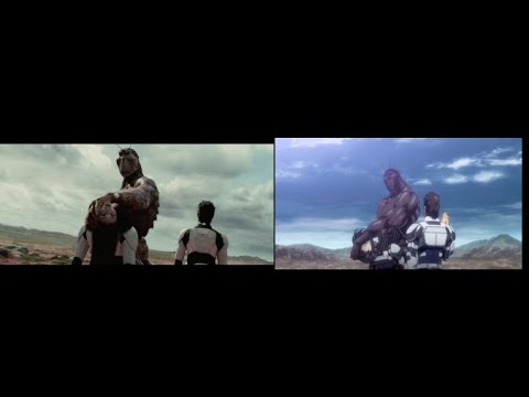 Terraformars Death Anime vs Live Action