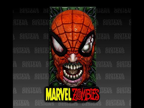 Download STL file Marvel Zombies Spiderman • 3D printable design ・ Cults