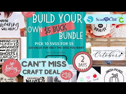 Best of Build Your Own SVG Design Bundle on So Fontsy!