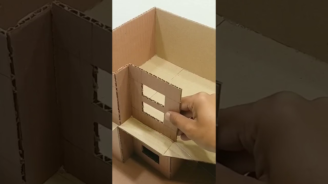 beautiful cardboard dream house