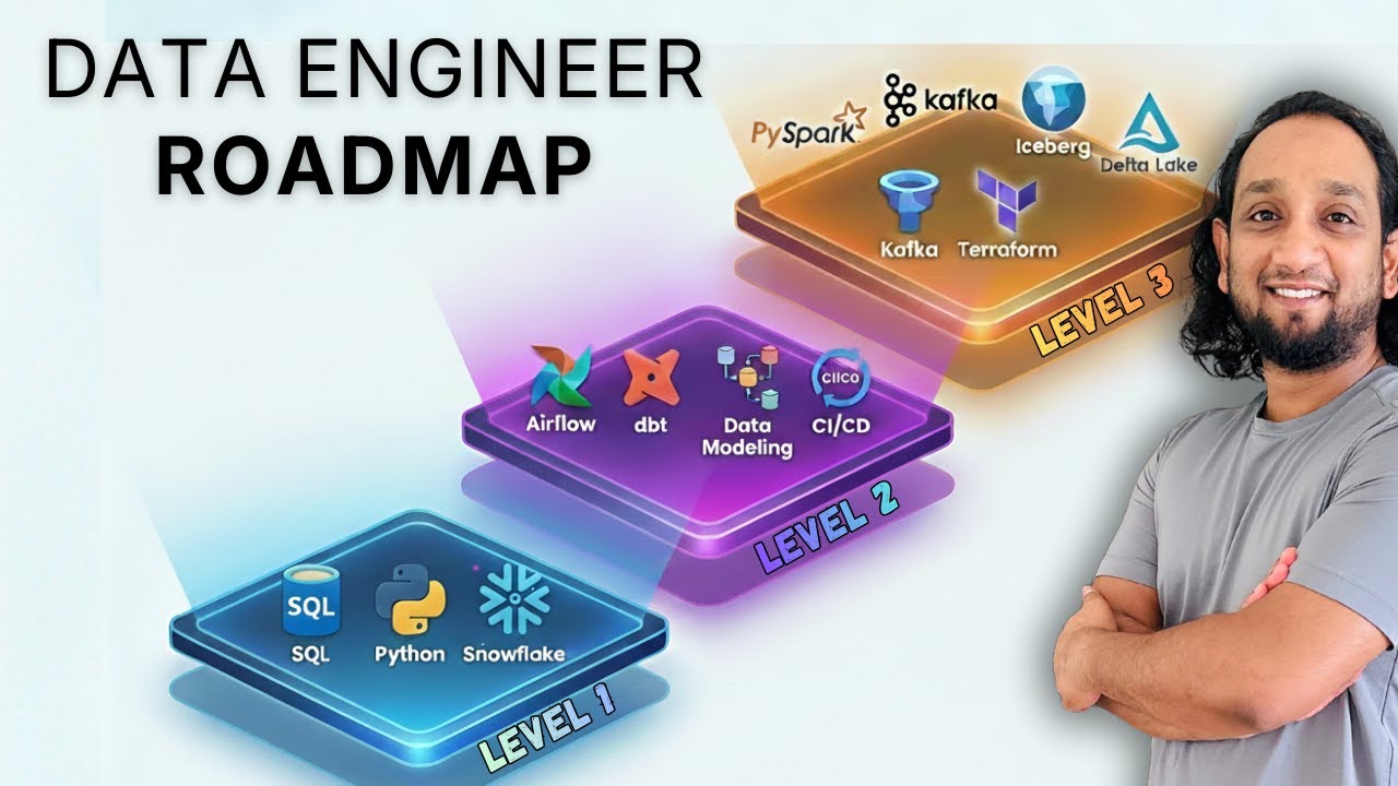 Data Engineer Roadmap 2026: 3 Levels to Get Hired