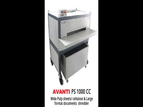 Avanti Paper Shredding Machine - Latest Price, Dealers & Retailers in India